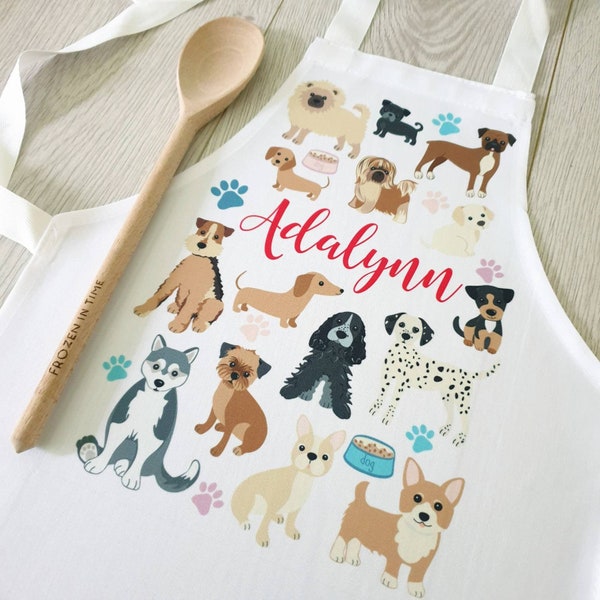 Apron With Dogs - Etsy