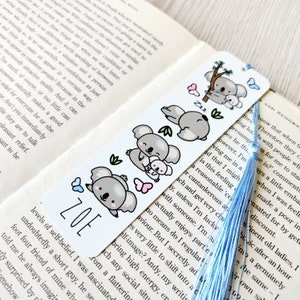 Koala Bear Bookmark Personalised Kawaii Koala Gift Name Gift Metal ...