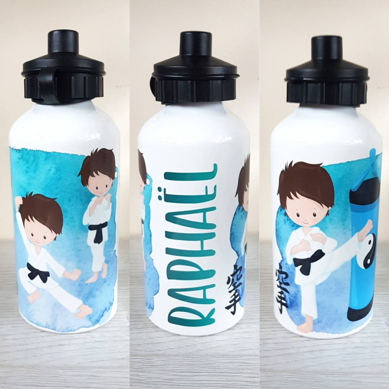Karate Water Bottle Personalised Bottle Custom Bottle Sports - Etsy UK