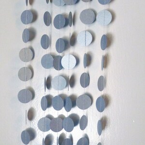 Wedding Silver Paper Garland Bridal Shower Decor Silver - Etsy