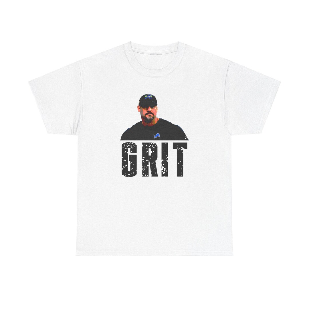 Dan Campbell Grit T-shirt Detroit Lions Unisex Football Fan Apparel ...