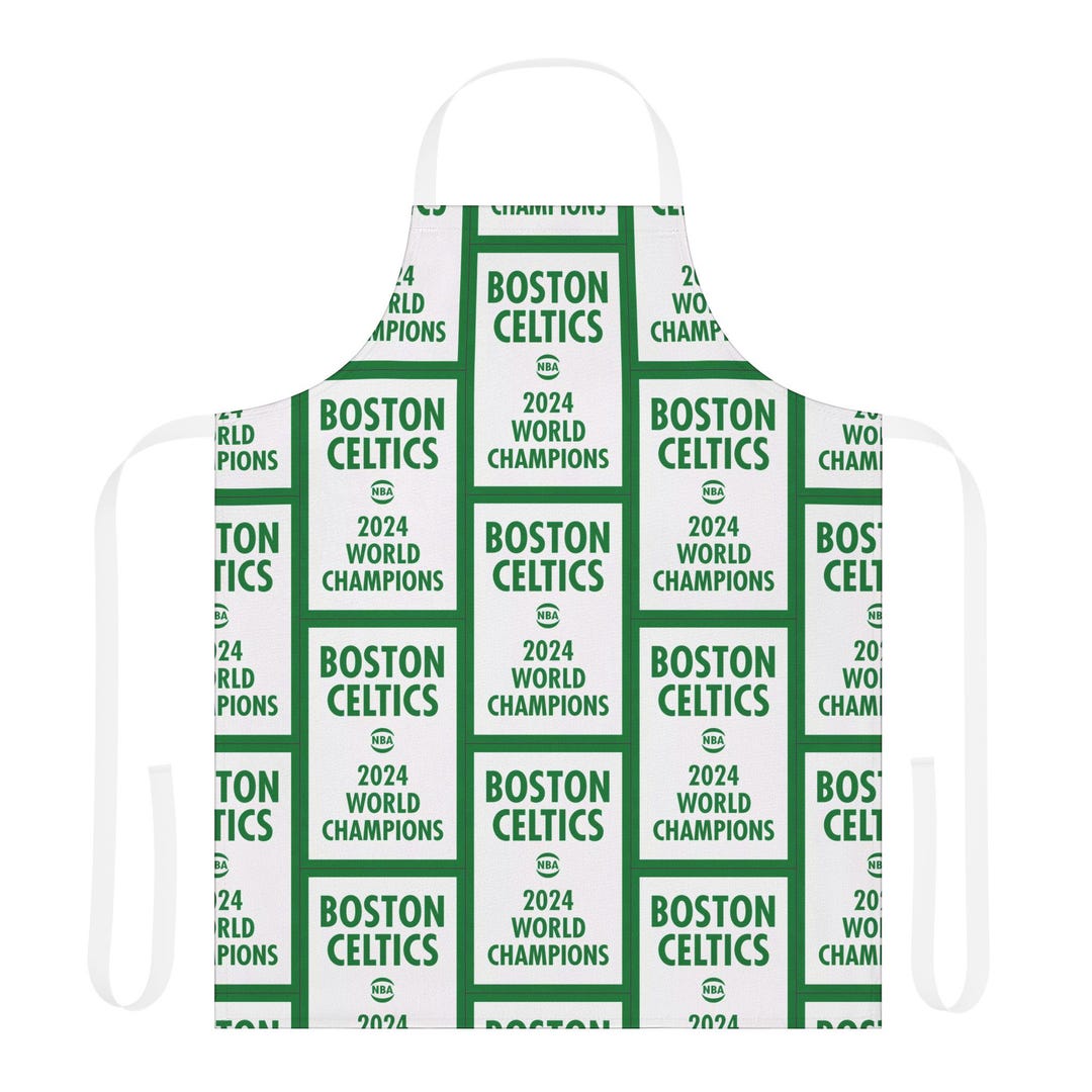 Boston Celtics Banner 18 Chef Apron | 2024 NBA Champions | Durable ...