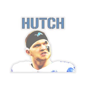 Aidan Hutchinson Hutch Detroit Lions Kiss-cut Sticker NFL Fan Decal ...