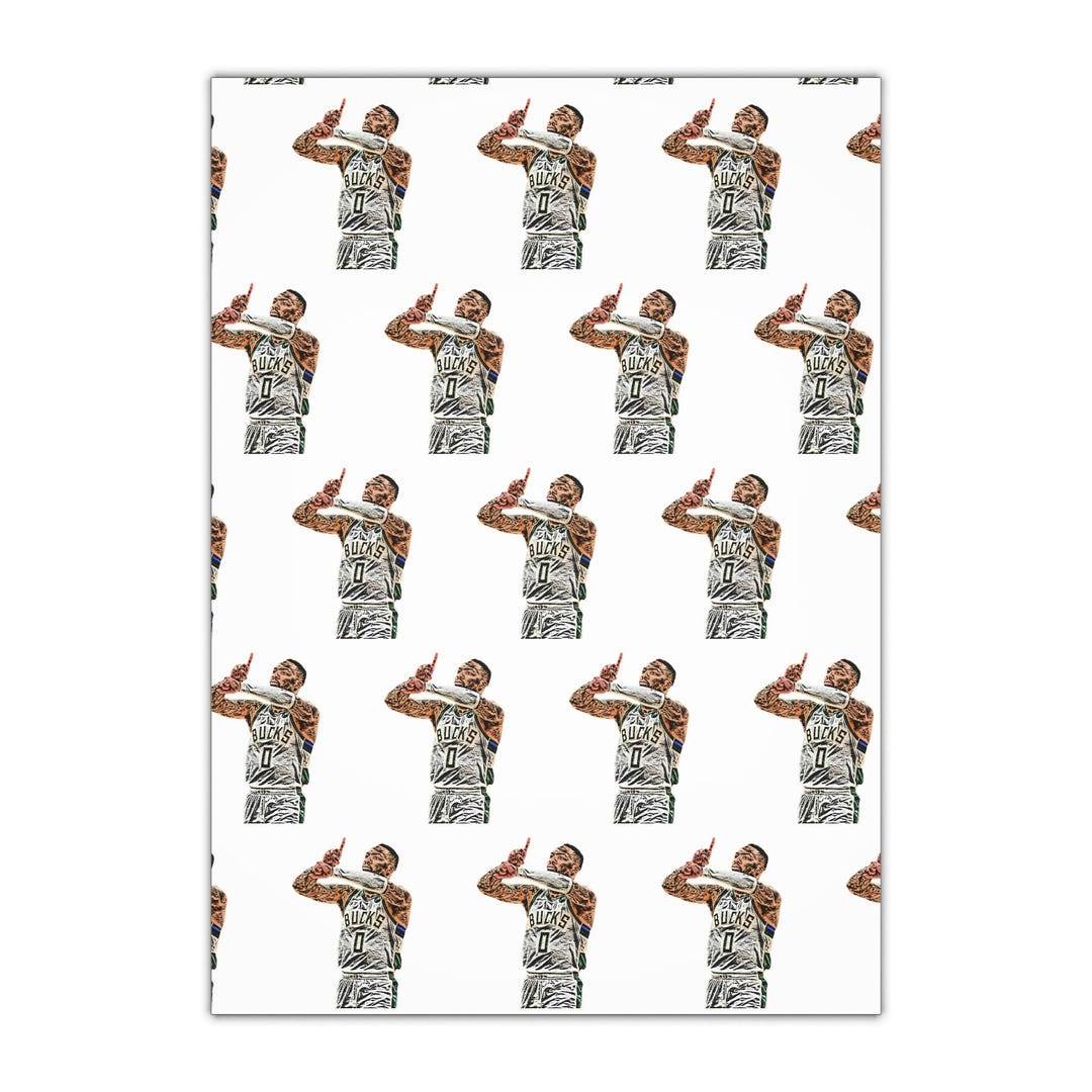 Damian Lillard Dame Time Celebration Wrapping Paper Custom NBA Gift ...