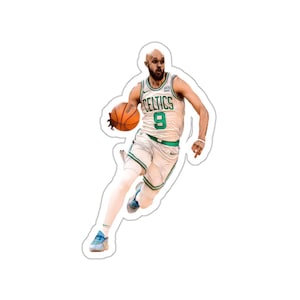 Derrick White Dribbling Boston Celtics Color Kiss-cut Sticker | NBA ...