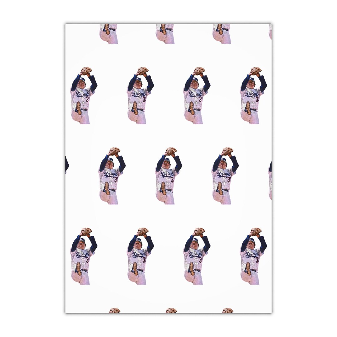 Fernando Valenzuela Wrapping Paper Los Angeles Dodgers Gift Wrap MLB ...