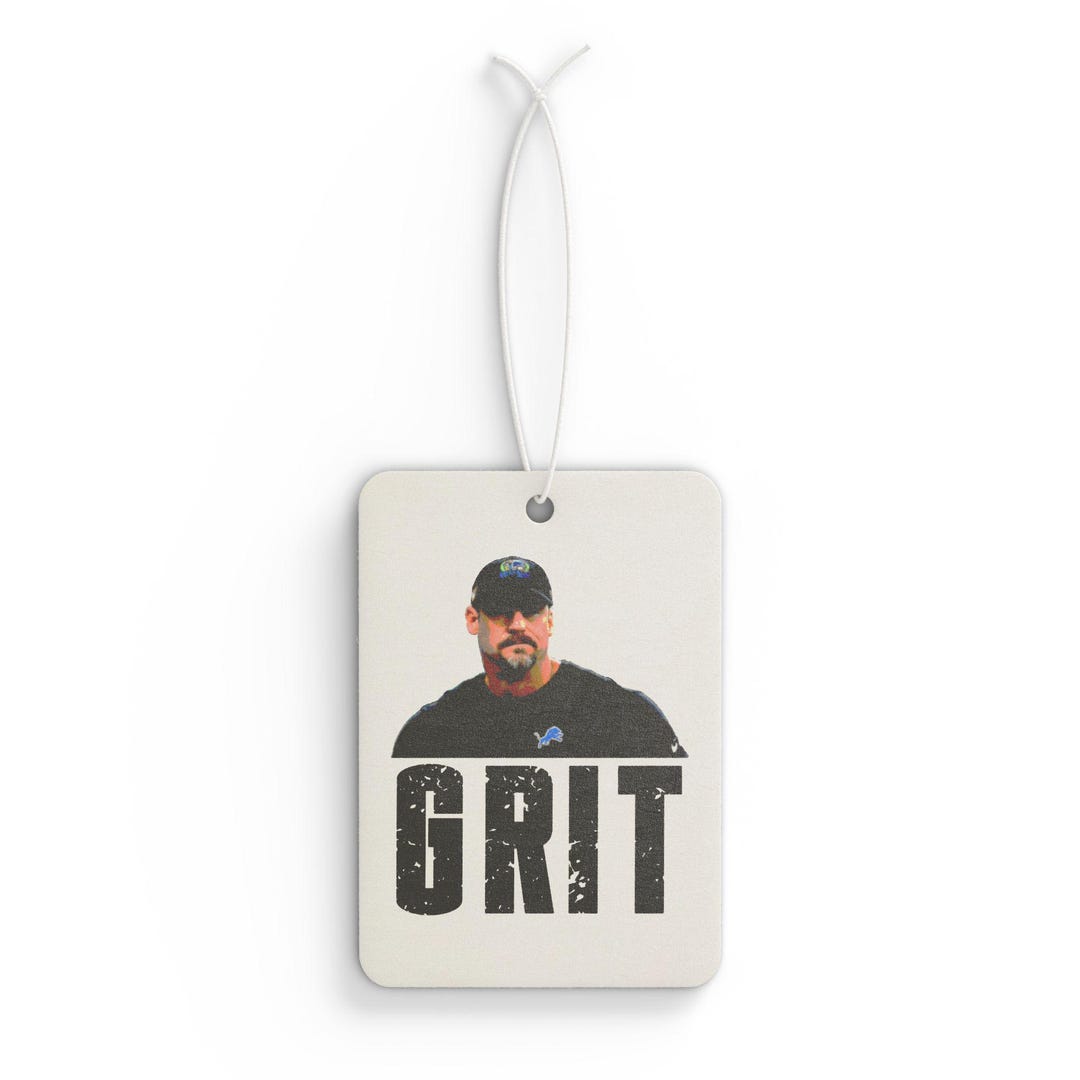 Dan Campbell Detroit Lions grit Car Air Freshener Detroit Lions Gift ...