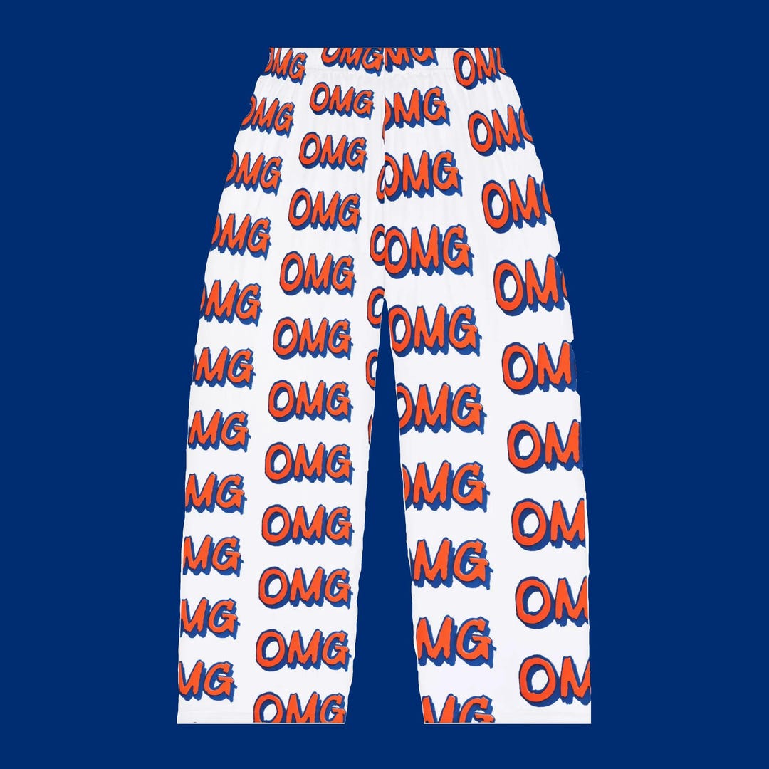 New York Mets OMG Pajamas | Men's Pajama Pants (AOP) | MLB Fan Lounge ...