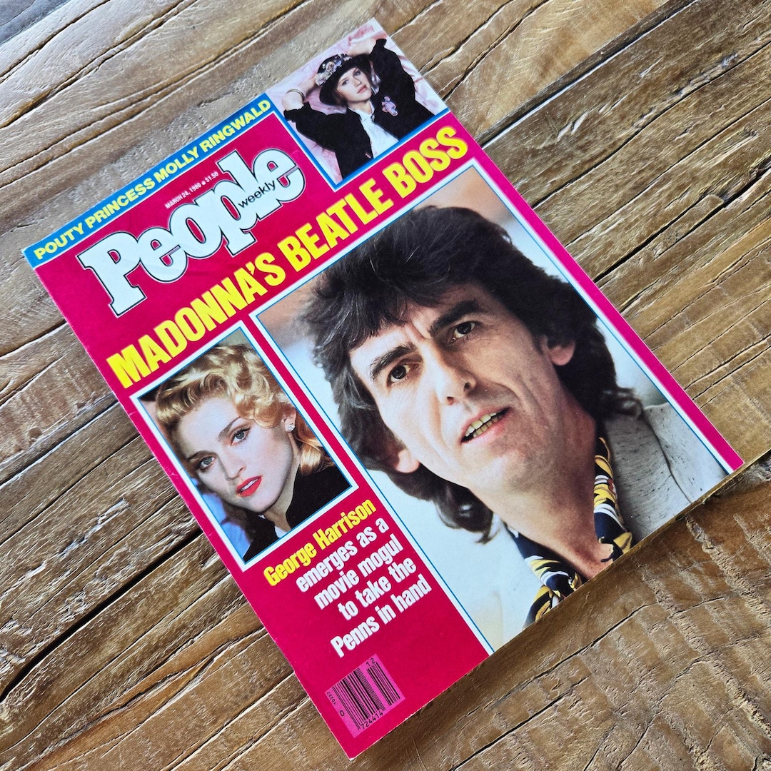 Madonna George Harrison - PEOPLE Magazine - Brand New Condition - March ...