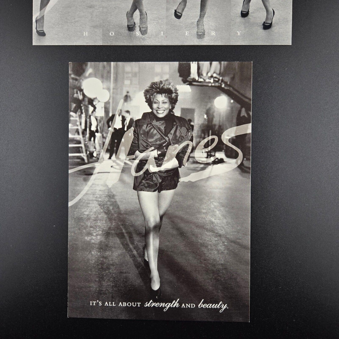 Tina Turner HANES 1996 - Vintage Promo Postcard SET - Photos by Peter ...