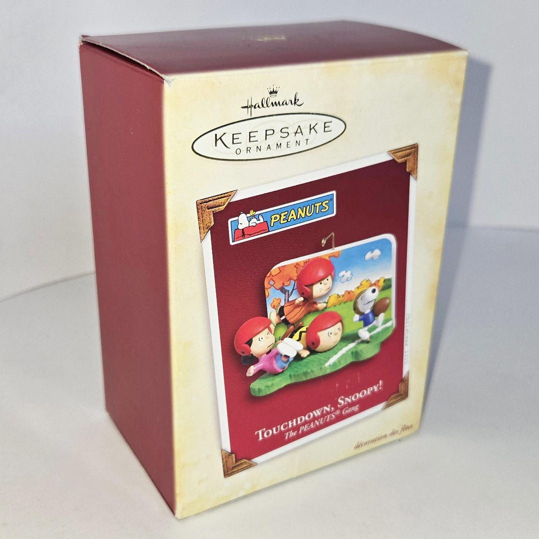 Touchdown Snoopy Peanuts Gang - Hallmark Keepsake Vintage Christmas ...