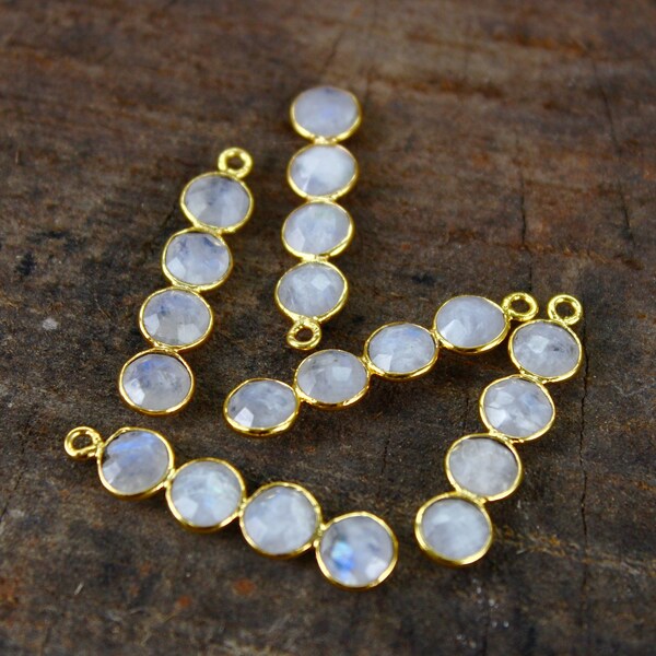 Bezel Set Connectors - Etsy