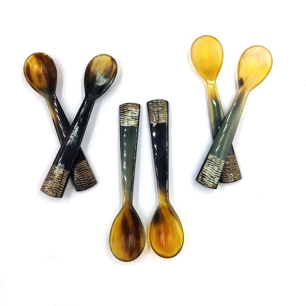 Horn Spoon - Etsy