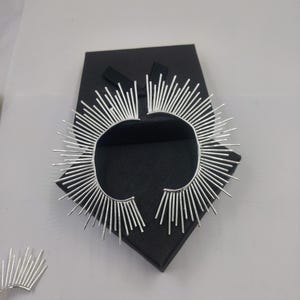 Rising Sun Ear Cuff | 22kt Gold, Silver, Black Rhodium & Rose Gold ...