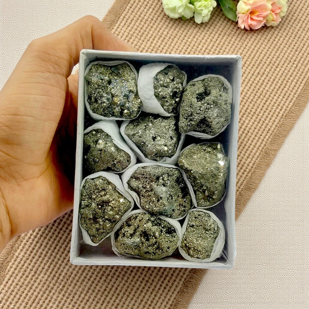 Raw Pyrite Crystal – Natural Fool’s Gold for Abundance, Protection ...