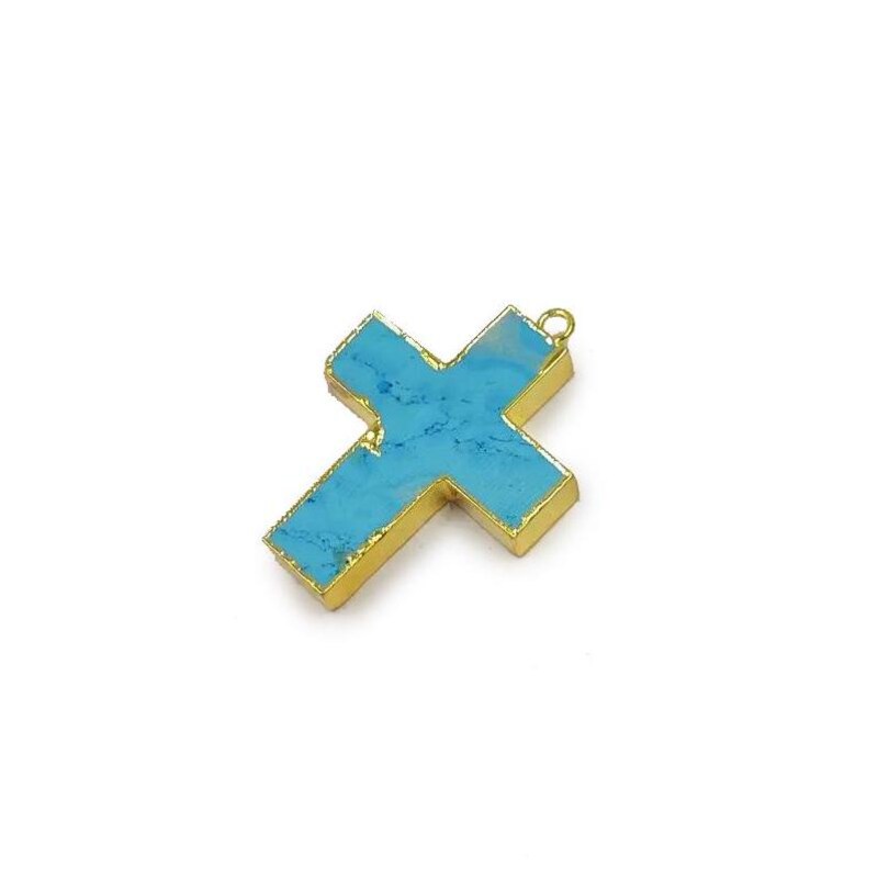 Turquoise Cross - Etsy