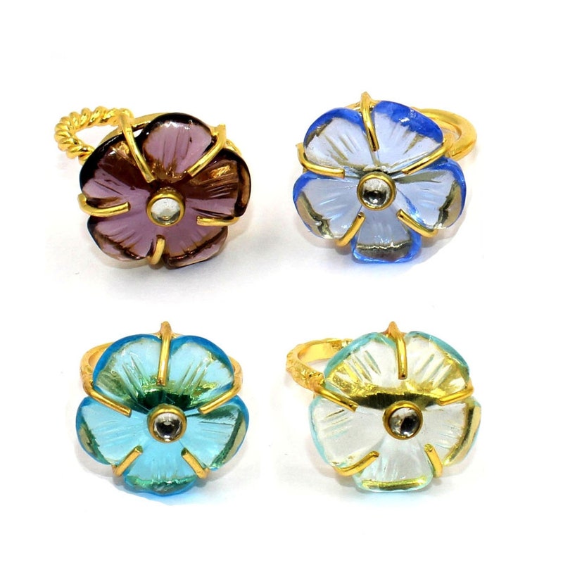 Flower Ring - Etsy