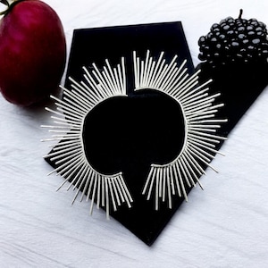Rising Sun Ear Cuff | 22kt Gold, Silver, Black Rhodium & Rose Gold ...