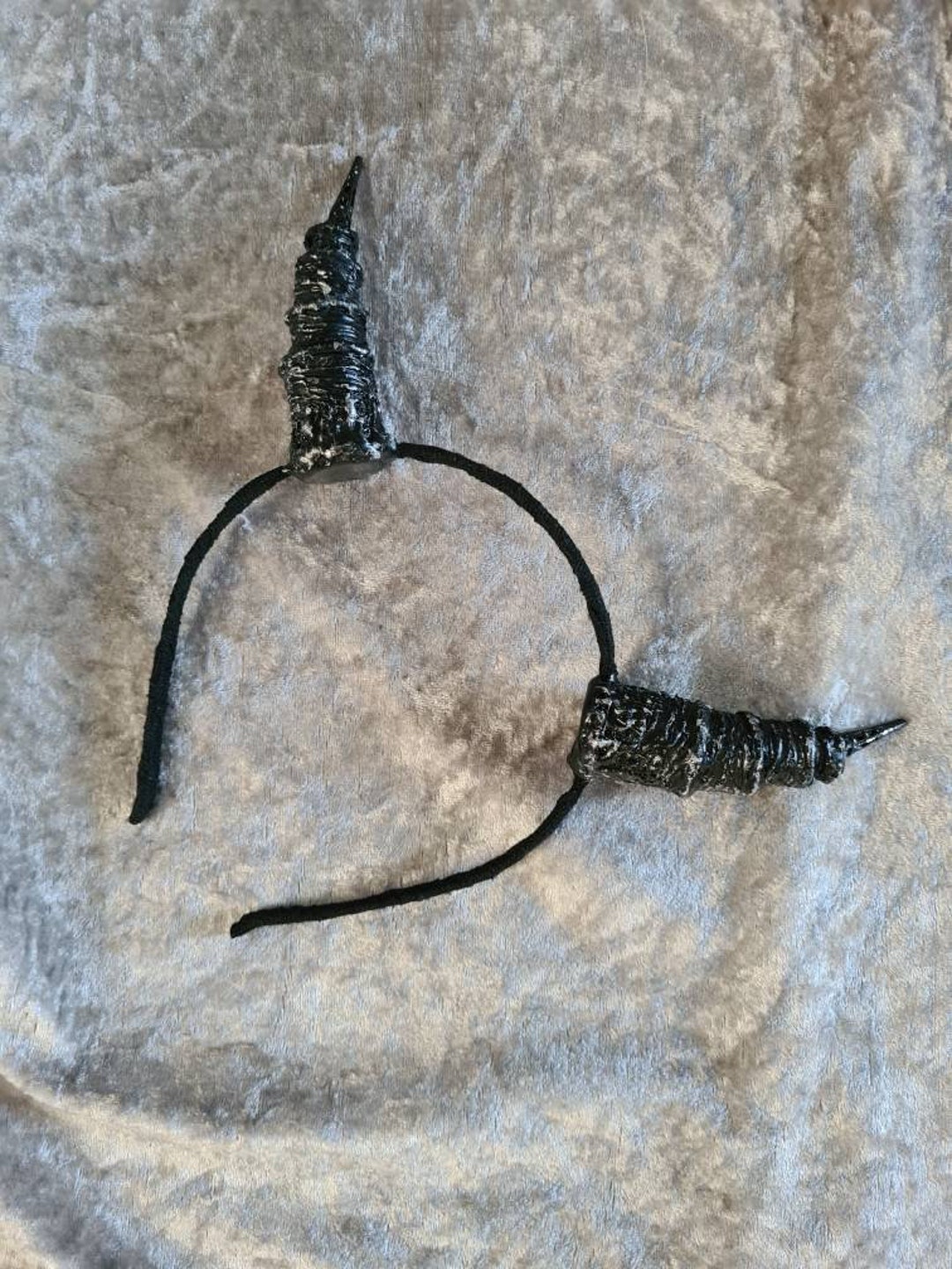 Black and Silver Mini Demon Devil Horns - Etsy