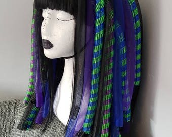 Made BY ORDER Custom Cyberlox Hair Falls Cyber Gothic Wig Hairfall Set ...