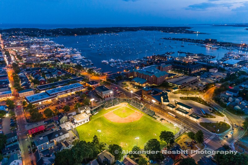 Cardines Field Print | Newport RI Baseball Art - Etsy
