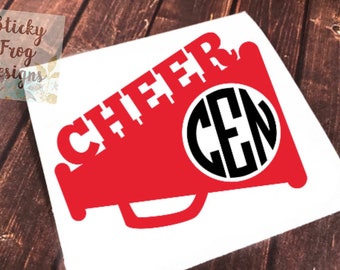 Cheerleading decals | Etsy