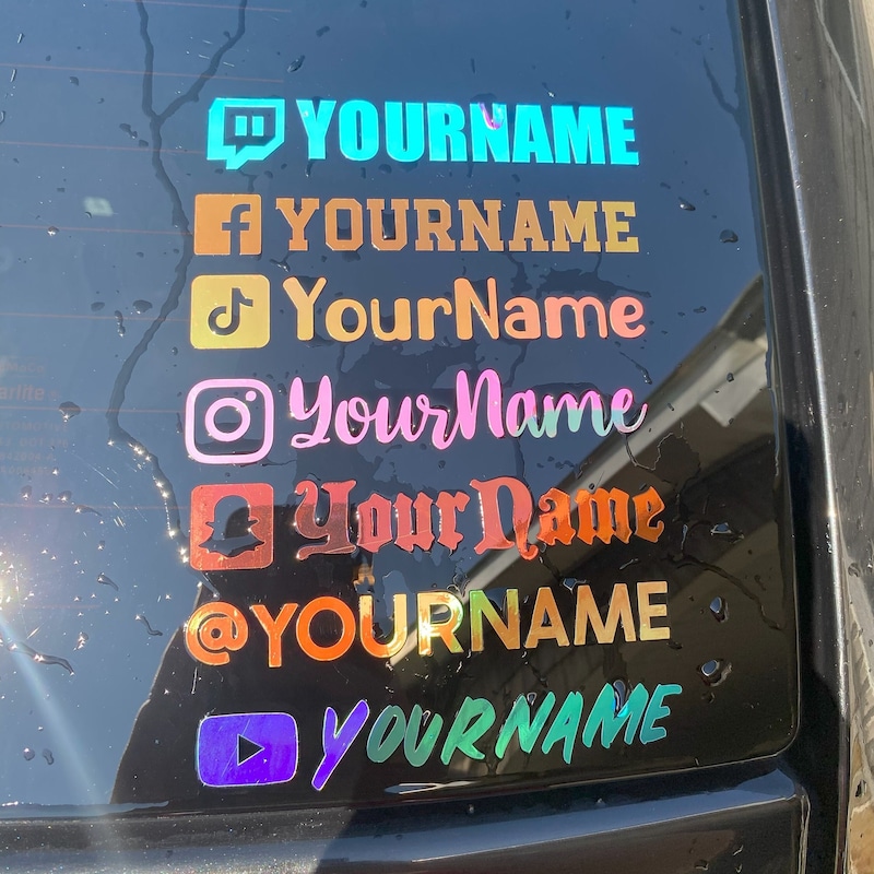 Custom Car Decals Stickers - Etsy