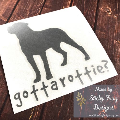 Rottweiler Decal - Etsy