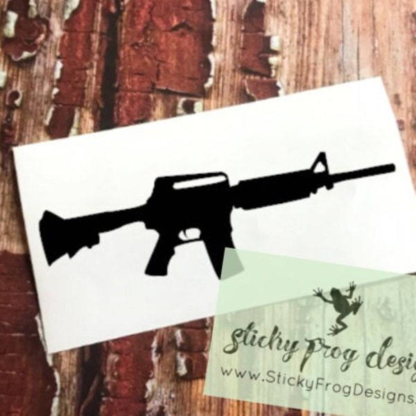 Rifle Decal - Etsy