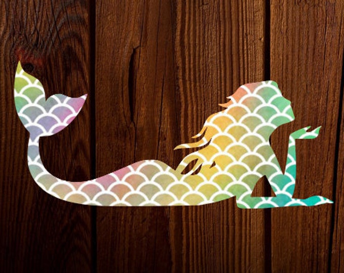 Mermaid Decal Mermaid Car Decal Mermaid Sticker Mermaid - Etsy