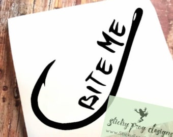 Bite Me Sticker - Etsy