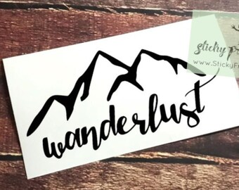Wanderlust Arrow Vinyl Decal Car Decal Car Sticker - Etsy