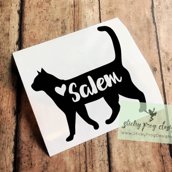 Cat Decal for Car - Etsy