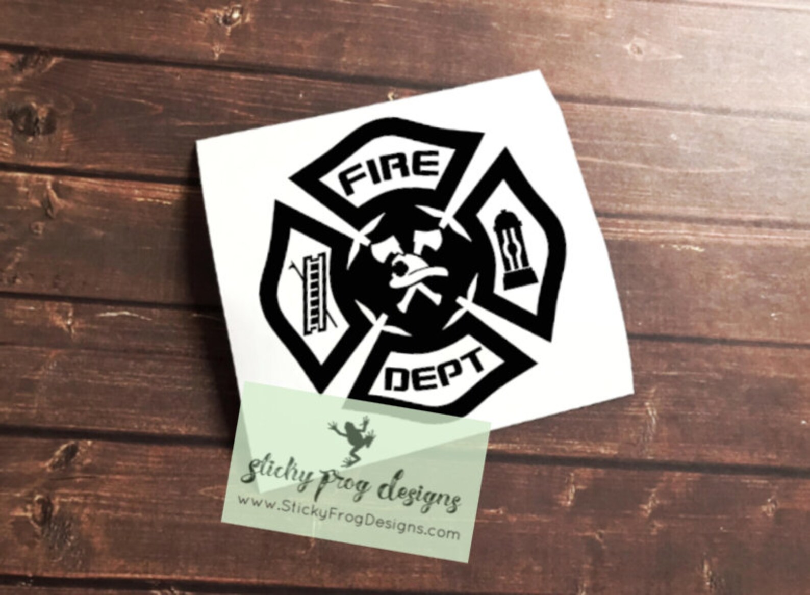 Fire Department Decal Firefighter Decal Fire Logo Decal - Etsy