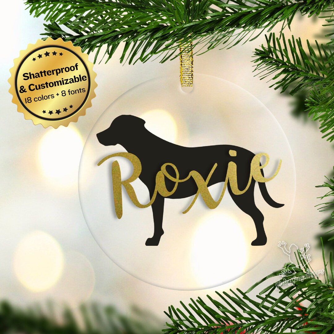 Personalized Catahoula Dog Ornament - Custom Catahoula Christmas Tree ...