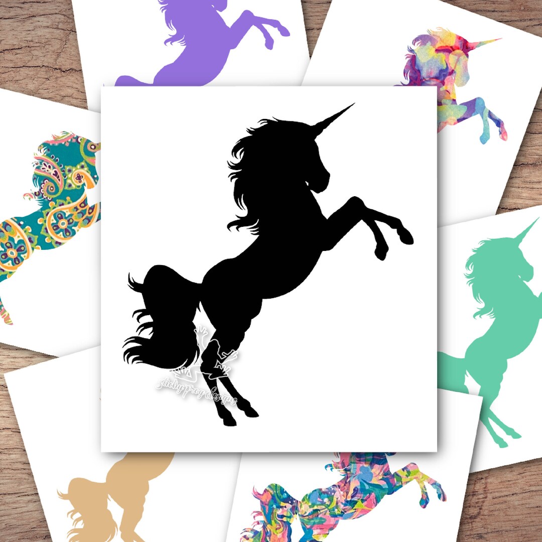Unicorn Decal Unicorn Car Decal Unicorn Tumbler Decal - Etsy Canada