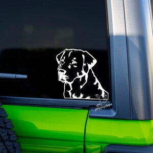 Lab Decal for Cars, Tumblers, Laptops and More - Labrador Vinyl Window ...