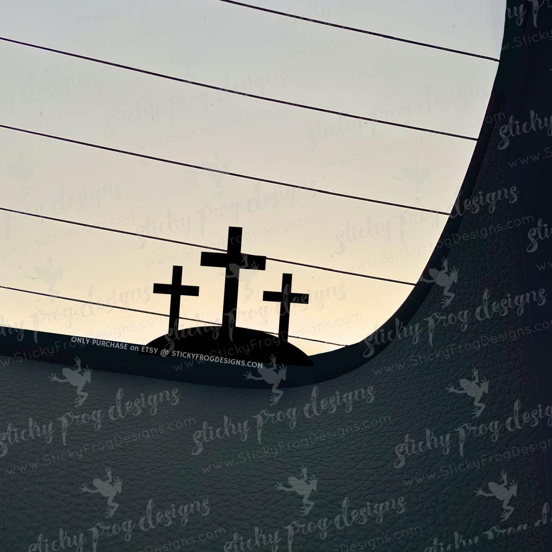 Christian Cross Decal - Tiny Cross Sticker - Religious Gift - Tiny ...