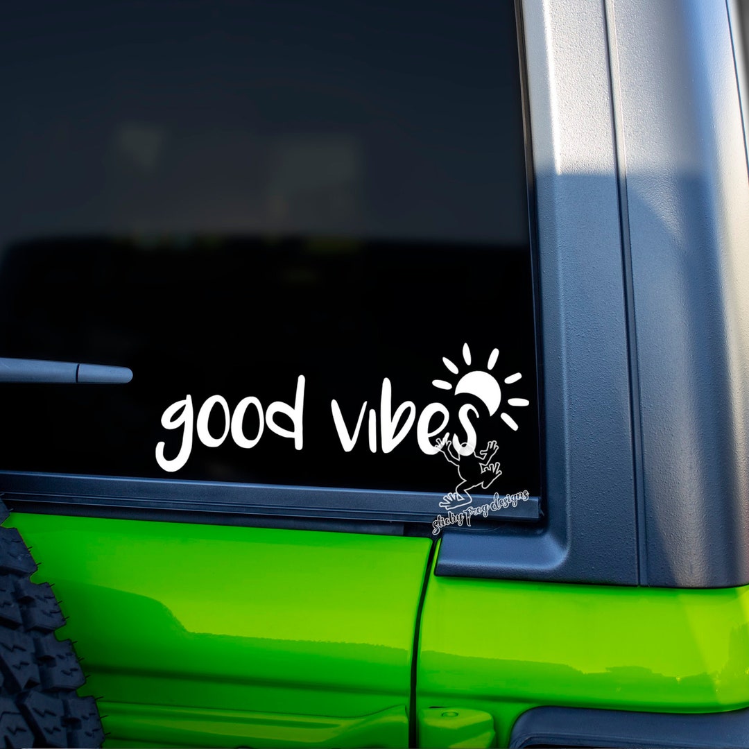 Good Vibes Decal, Good Vibes Only Decal, Adventure Decal, Beach Decal ...