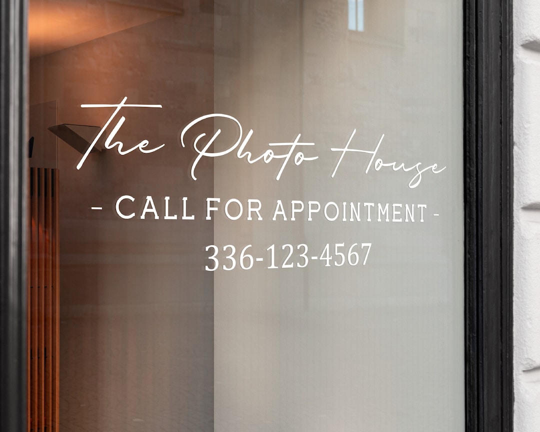 Custom Boutique Decal, Custom Business Decal, Business Name Decal ...