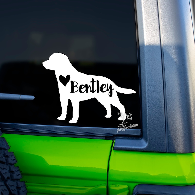 The Lab Car Decal - Etsy