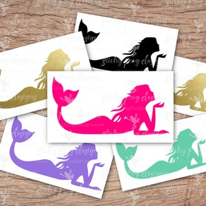 Mermaid Decal, Mermaid Car Decal, Mermaid Sticker, Mermaid Bumper ...