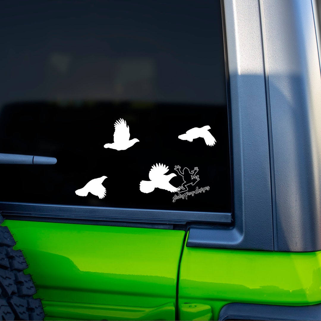 Flying Quail Decal for Cars & Trucks, Tumblers and More! - Quail ...