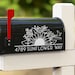 Personalized Flower Mailbox Decal Choose Your Size & Color House ...