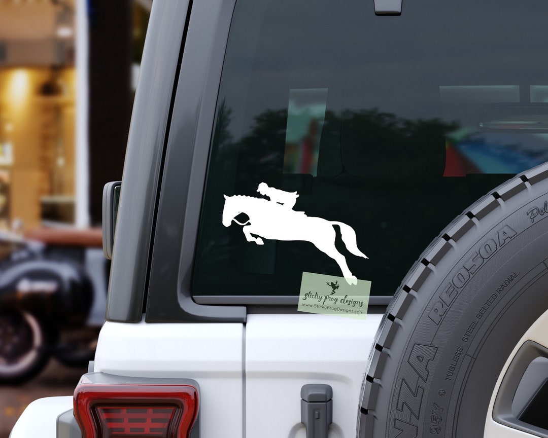 Horse Decal, Horse Sticker, Horse Vinyl Decal, Horse Car Decal, Show ...