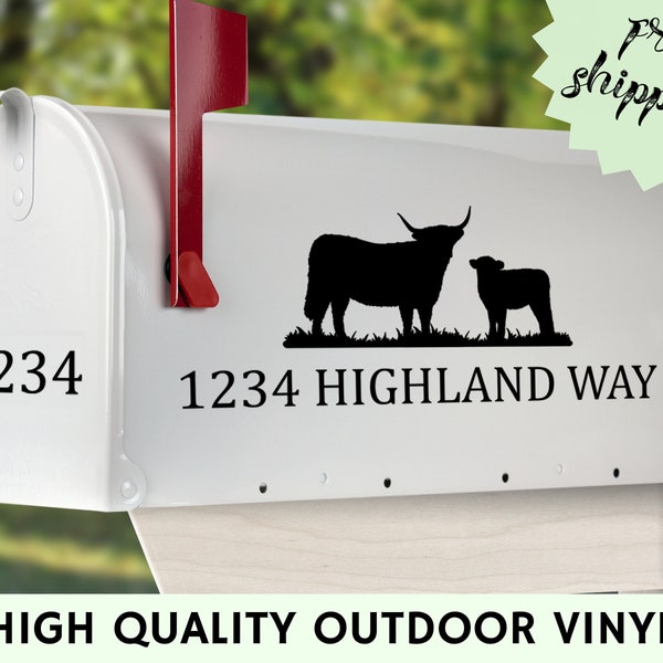 Farm Mailbox Decal - Etsy