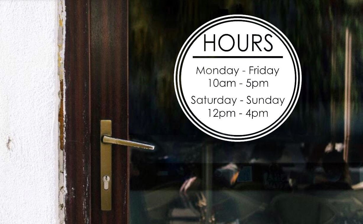 Round Store Sign Custom - Etsy