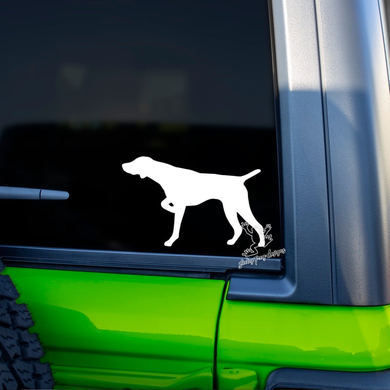 Dog Pointer Car Decal - Etsy
