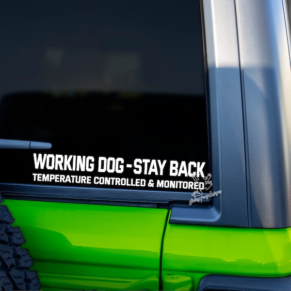 Dog Car Decals - Etsy