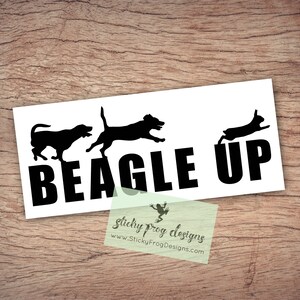 Beagle up Rabbit Hunting Decal for Cars & Trucks, Tumblers and More ...